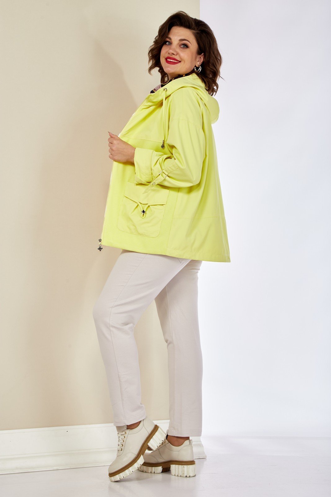 Куртка 2144 желтый Shetti купить - 6% скидка | в наличии